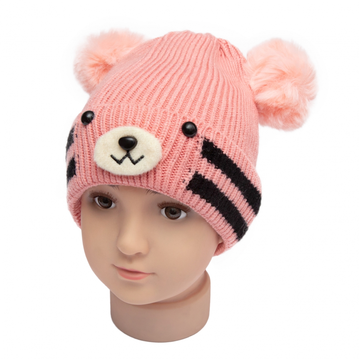 Caciula fete cu ciucuri 1862 somon 1-3ani. Incaltaminte din piele ...