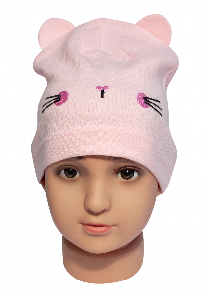 Caciula fete pisica 7372 roz 1-4ani. Incaltaminte din piele pentru ...