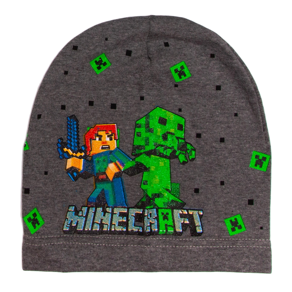 Fes baieti Minecraft 3053 gri dark 3-7ani. Incaltaminte din piele ...