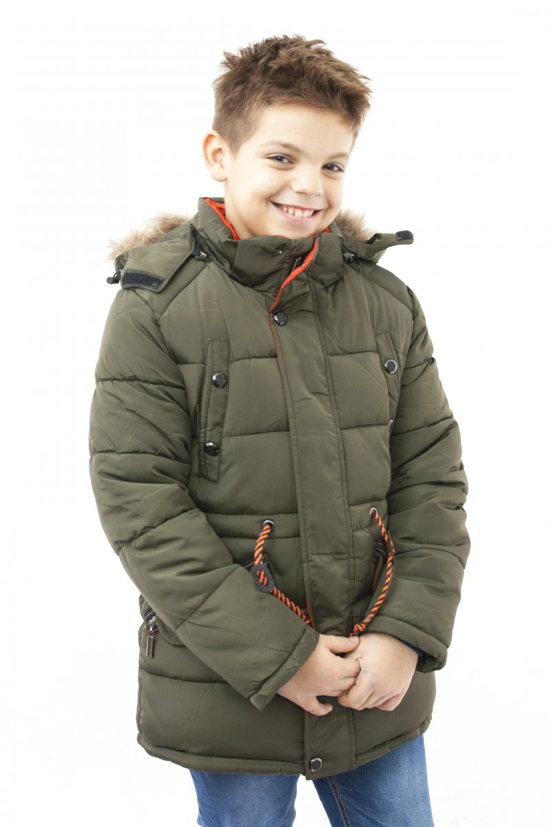 Geaca de iarna baieti 1227 blumarin 116-146cm. Incaltaminte din piele ...