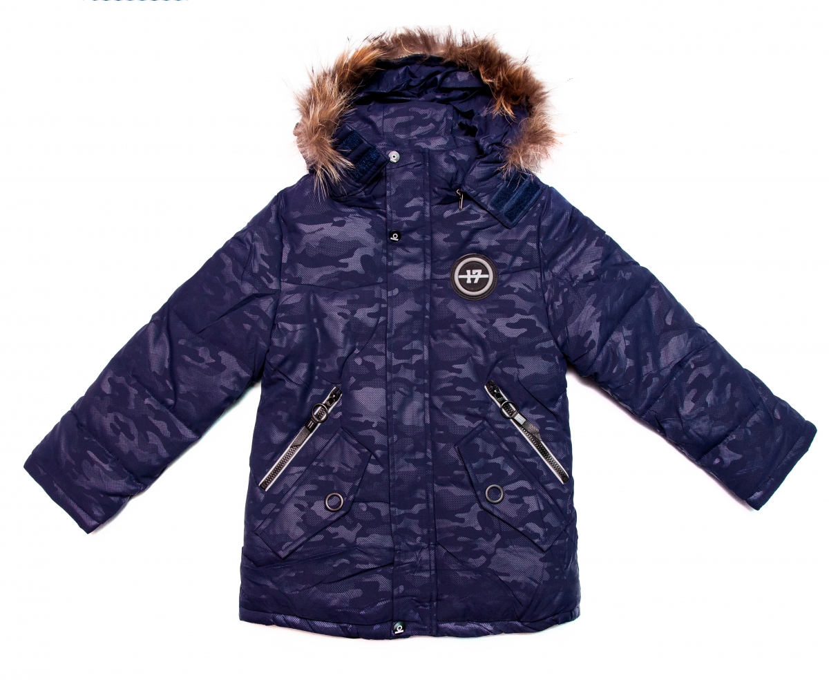 Geci copii de iarna 1229 blu 122-164cm. Incaltaminte din piele pentru ...