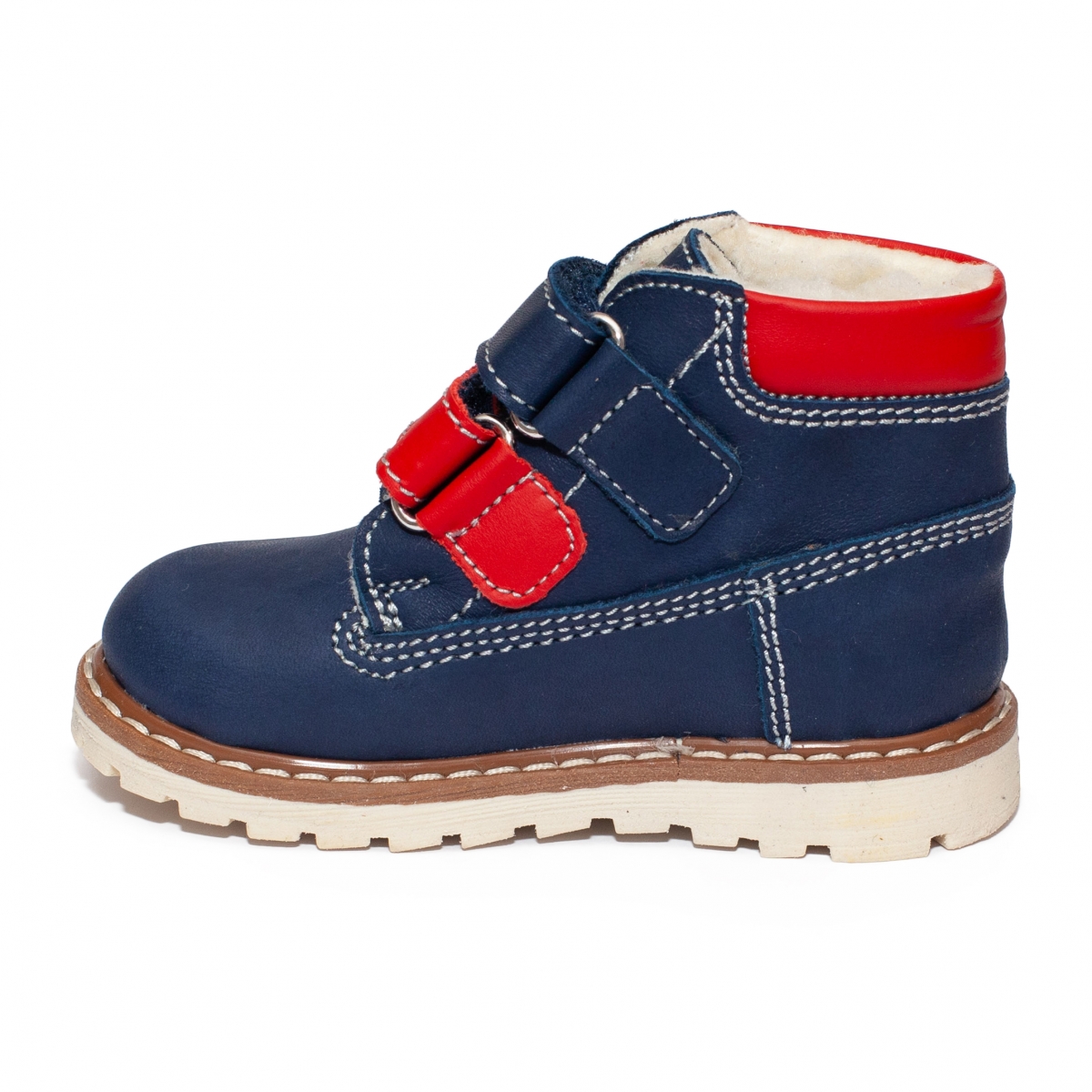 Ghetute copii cu blana hokide 412 blu rosu 19-25. Incaltaminte din ...