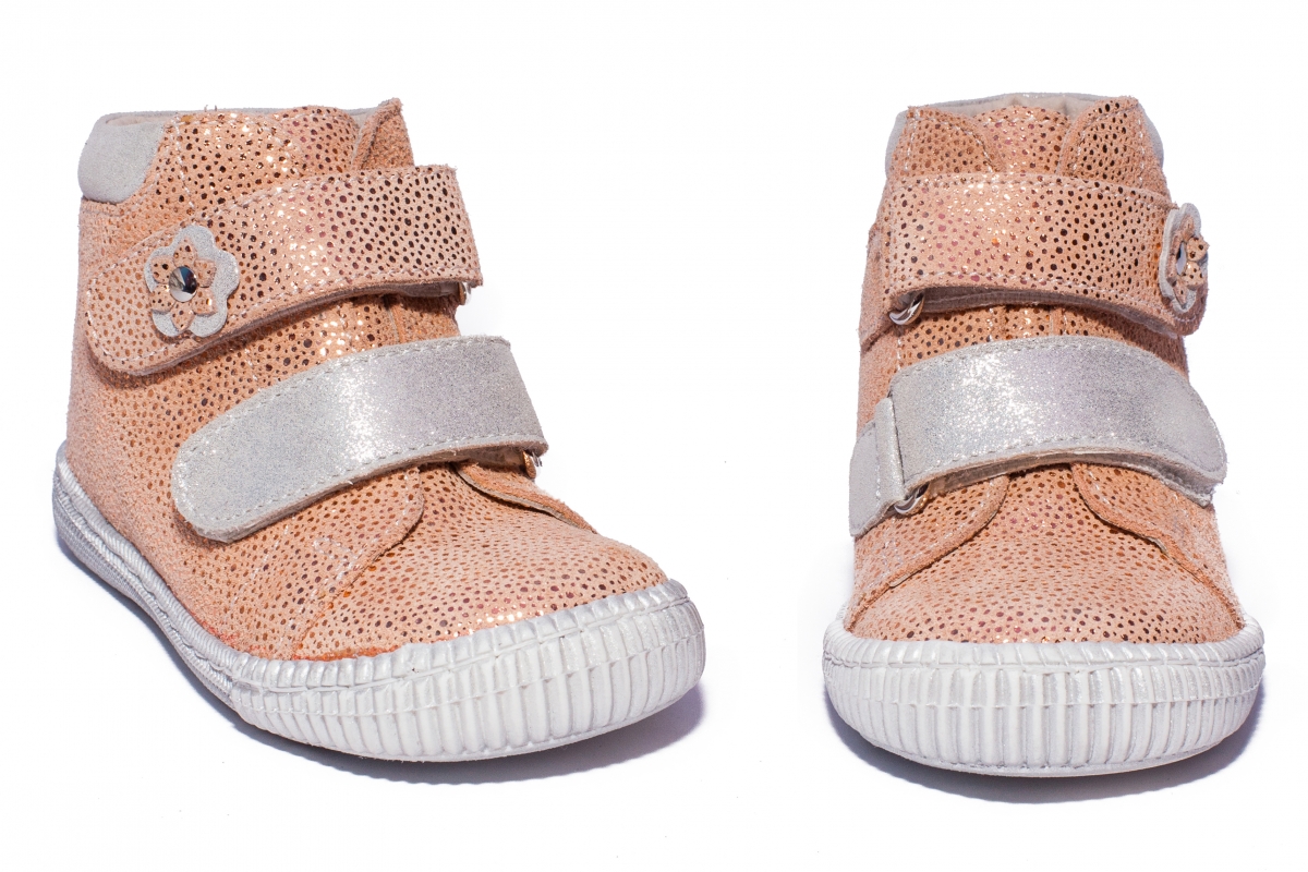 Ghetute fete flexibilile hokide 417 roz auriu 18-25. Incaltaminte din ...