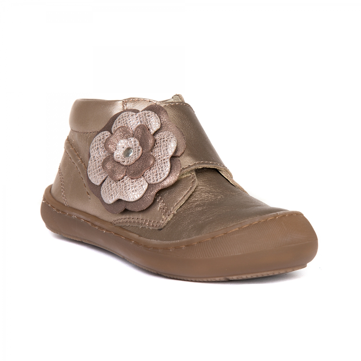 Ghetute fete flexibile din piele pj shoes Edy roz print 18-25 ...