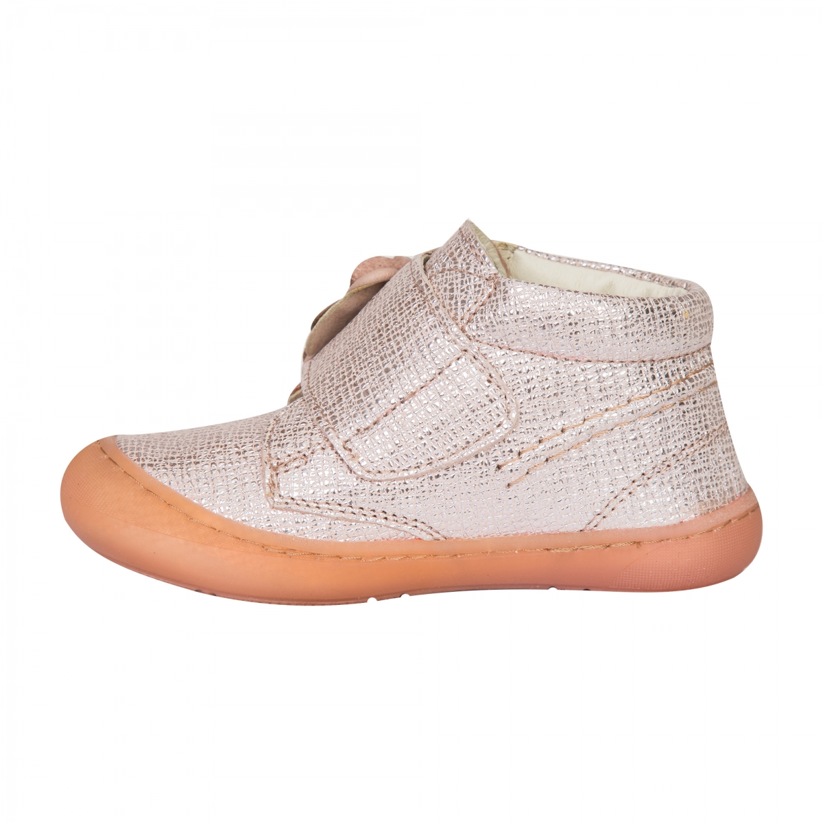 Ghetute fete flexibile din piele pj shoes Edy roz print 18-25 ...