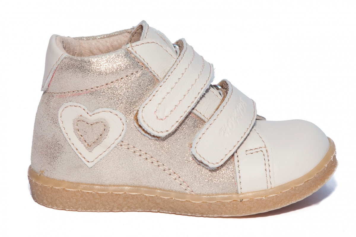 Ghetute ortopedice fetite 337 bej auriu 18-24. Incaltaminte din piele ...