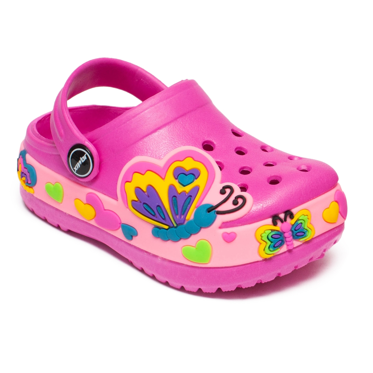 Papuci fete de plaja din cauciuc 2336 fuxia roz 18-35. Incaltaminte din ...