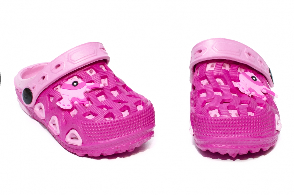 Papuci fete de vara 1264 roz fuxia 18-29. Incaltaminte din piele pentru ...