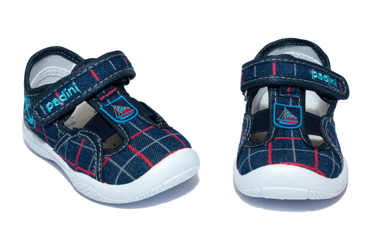 Tenisi baieti decupati cu brant din piele 19003 albastru 20-25 ...