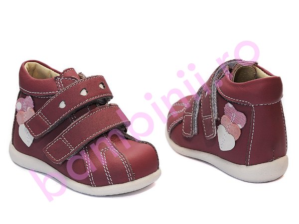 Ghetute copii hokide 258 bordo. Incaltaminte din piele pentru copii si ...